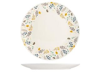 hOme Zahra Lot de 6 assiettes plates, porcelaine, 24 cm
