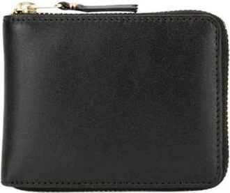 Comme Des Gar&ccedil;ons unisex, Pre-owned, Noir, Taille: ONE Size Pre-owned Classic Leather Line Zip Wallet