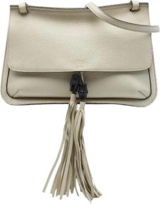 Gucci Pre-owned Bamboo Daily Shoulder Bag - - Pre-owned - Damen - Beige - ONE SIZE