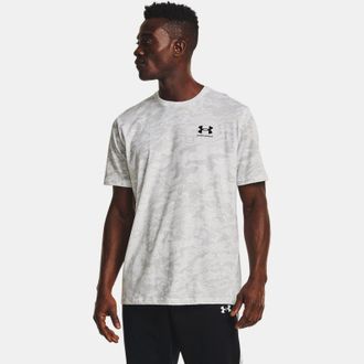 Under Armour ABC Camo Kurzarm-Oberteil für Herren Weiß / Schwarz XXL