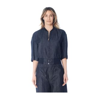 Dondup Femme, Vestes, Bleu, Taille: 38 FR Denim Vestes