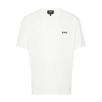 A.P.C. Wei&szlig;es T-Shirt f&uuml;r M&auml;nner Aw25 - - Tops - Herren - Wei&szlig; - XL