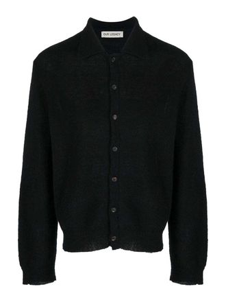 Our Legacy Pull Col Roul&eacute; - Noir