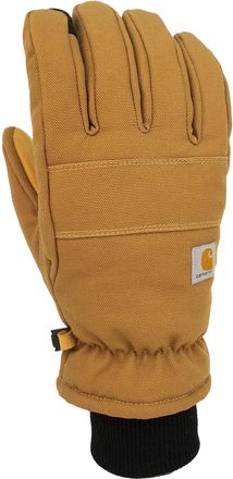 Carhartt Work in Progress Damen Isolierter Enten-/Kunstleder-Strickhandschuh Handschuhe f&uuml;r kaltes Wetter, Braun, Medium