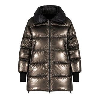 Duno Femme, Vestes, Gris, Taille: 38 FR Guya Lignano Down Jacket