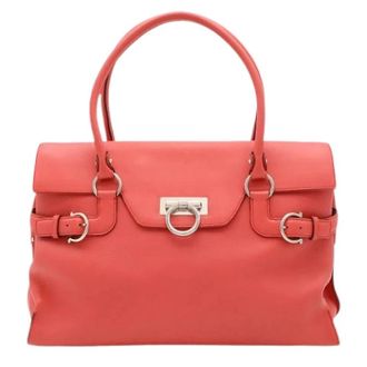 Ferragamo Pre-owned Leather Tote Bag - - Pre-owned - Damen - Rosa - ONE SIZE