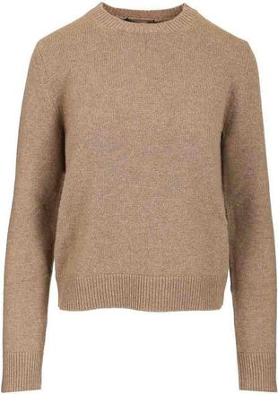 Max Mara Rundhalspullover - Beige