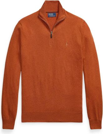 Ralph Lauren Troyer aus Wolle mit kleiner Poloreiter-Stickerei in