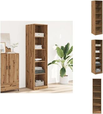 vidaXL Garde-robe chêne artisanal 50x50x200 cm bois dingénierie - Garde-robe - Garde-robes - Armoire De Rangement - Placard