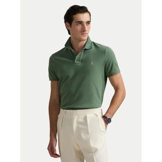 Polo Ralph Lauren Poloshirt 710536856465 Gr&uuml;n Slim Fit