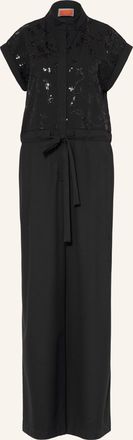 Annas Annas Jumpsuit Mit Pailletten schwarz