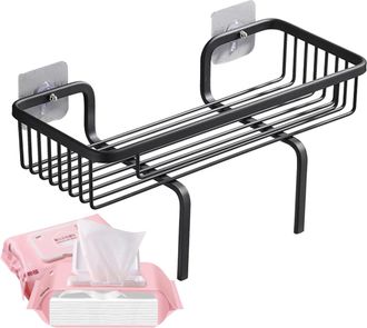 Generic Badezimmer-, schwebende Regale, Wandmontage, kein Bohren, Saugnapf &uuml;ber WC, Aufbewahrungsregal f&uuml;r K&uuml;che, Schlafzimmer, Wohnzimmer, Wohnung