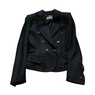 Vivienne Westwood Femme, Vestes, Bleu, Taille: 36 FR Blazer