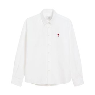 Ami Wei&szlig;es Hemd Klassischer Stil - - Shirts - Herren - Wei&szlig; - L