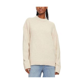 Calvin Klein Jeans Femme, Pulls, Beige, Taille: 44 FR Textured Loose Sweat J20J224636