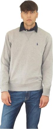Ralph Lauren Homme, Sweatshirts et sweats &agrave; capuche, Gris, Taille: M Crewneck SweaT-shirt