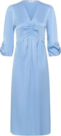 Inwear Gloria Midi Dress - Femme - Robes - Bleu - Taille: 38 FR