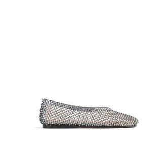 Forte_Forte Strass Ballerina Schuhe - - Shoes - Damen - Grau - 40 EU