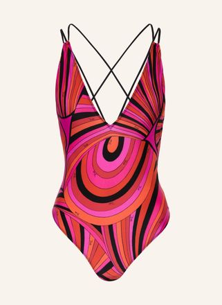 Pucci Badeanzug rosa