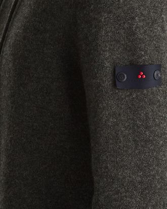 Peuterey Hooded Yak Wool Sweater - Gray