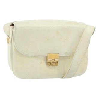 Celine Sac bandouli&egrave;re Pre-owned en toile - Femme - Pre-owned - Blanc - Taille: ONE Size