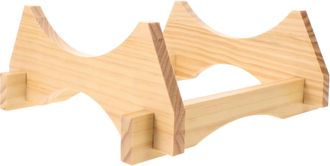 Garneck Holzst&auml;nder f&uuml;r Eichenfass Getr&auml;nkespender Stabiler Dekorativer Halter f&uuml;r Whiskey- Bier Wasserkr&uuml;ge Vielseitiger Standfu&szlig; f&uuml;r Zuhause und Bar Langleb