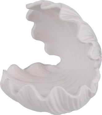 Butlers Deko-Muschel Steingut 20x13cm Seaside | Maritime Figur f&uuml;r Tisch & Regal | Dekoobjekt f&uuml;r Badezimmer & Wohnzimmer