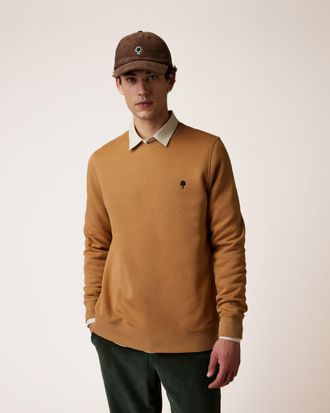 Faguo Sweat col rond camel