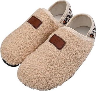 Generic Pantoufles pour homme et femme - Semelle en caoutchouc souple et l&eacute;g&egrave;re - Non int&eacute;rieur/ext&eacute;rieur - Marron clair, beige, 37.5 EU