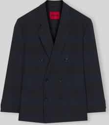 HUGO BOSS Relaxed Fit Sakko aus reiner Wolle