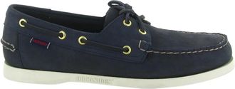 Sebago Homme, Chaussures, Bleu, Taille: 43 1/2 EU Portland Nubuck