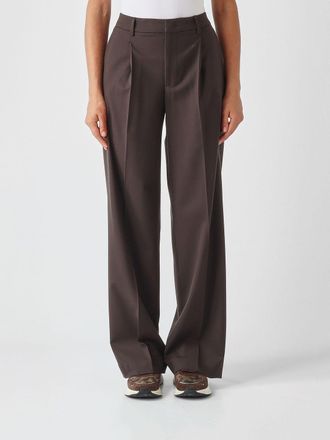 Pantaloni Torino Lola Straight-Hose aus Wollmischung mit Bundfalte und mittlerer Leibh&ouml;he