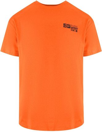 Plein Sport Kurzes &Auml;rmel T-Shirt in Orange
