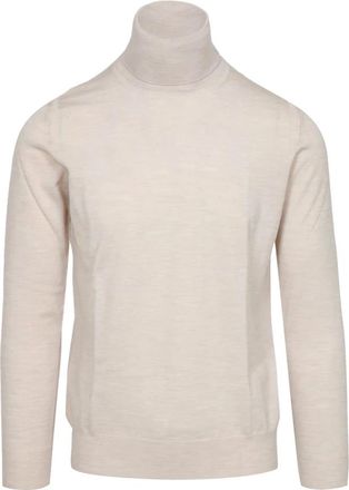 Paolo Pecora Homme, Pulls, Beige, Taille: M Pull &agrave; col roul&eacute;