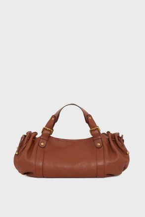 Gerard Darel Sac &agrave; main en cuir grain&eacute; int&eacute;rieur m&eacute;tallis&eacute; - 24H