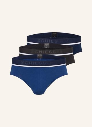 Schiesser 3er-Pack Slips 95/5 schwarz
