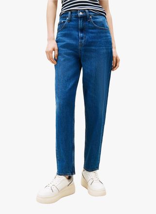 Tommy Hilfiger Jean mom fusel&eacute; taille tr&egrave;s haute