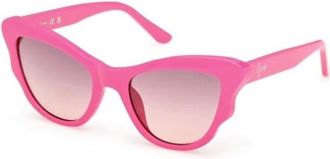Guess Lunettes de soleil oeil de chat - unisex - Accessoires - Rose - Taille: 47 MM