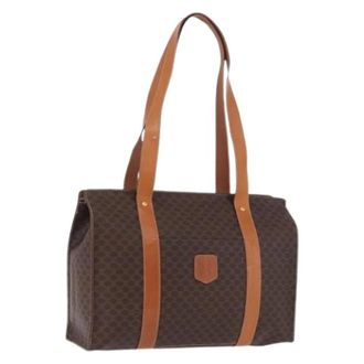 Celine Pre-owned Toile sacs-celine - Femme - Pre-owned - Brun - Taille: ONE Size