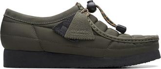 Clarks Wallabee 26174513 Chaussures mocassins matelass&eacute;es Wallabee pour homme, Kaki, 25.5 cm