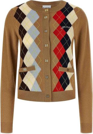 Ganni Cardigan - Beige