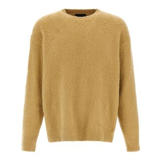 Roberto Collina Shearling Baumwollpullover - - Knitwear - Herren - Beige - XL