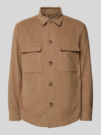 HUGO BOSS Hemdjacke mit Brusttaschen Modell Carper