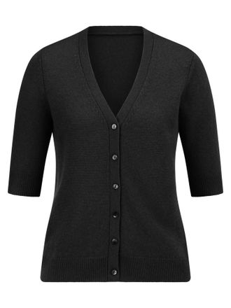 Peter Hahn Strickjacke aus 100% Kaschmir Peter Hahn schwarz