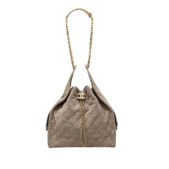 Chanel Pre-owned Sac seau Coco Mark en daim - Femme - Pre-owned - Beige - Taille: ONE Size