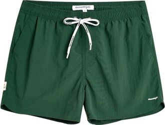 Maamgic Homme Short de Bains Maillot de Bain Garcons Pants Court de Sport Séchage Rapide Couleur Unie,Vert armée,XL