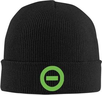 Generic Chapeau Homme, Design de Cercle Vert et de Rectangle, Chapeau tricot&eacute; Unisexe pour Hommes, Bonnet, Casquette Chaud Hiver Chaud pour No&euml;l en Plein air,