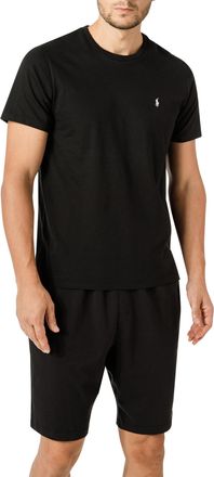 Polo Ralph Lauren Herren T-Shirt schwarz Baumwolle & Mix unifarben