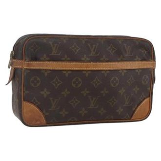 Louis Vuitton Pre-owned Vintage Canvas Clutch - - Pre-owned - Damen - Braun - ONE SIZE
