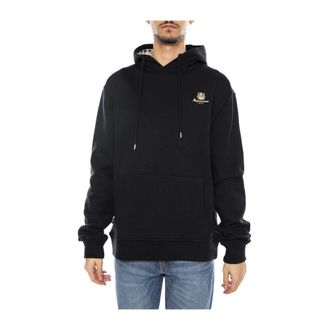 Aquascutum Fleece-Hoodie - - Sweatshirts & Hoodies - Herren - Schwarzk - L